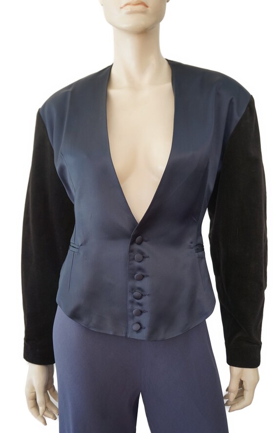 Vintage nicola blue satin - Gem