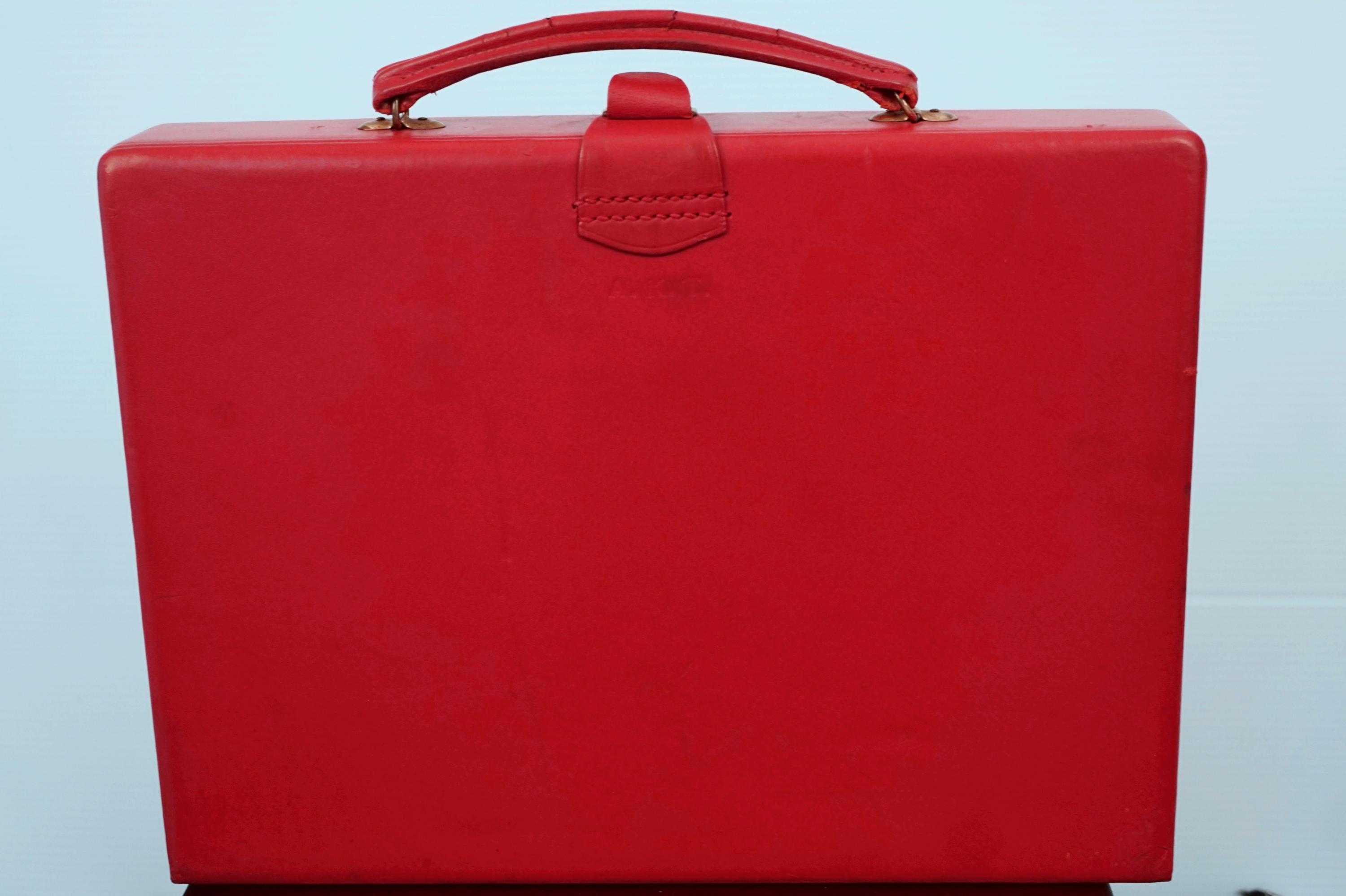 Ultra Rare Vintage 1950s Saks 5th Avenue Red Leather Letter Writing ...
