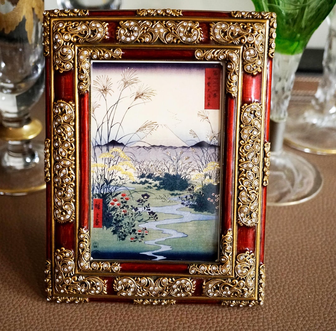 Vintage EDGAR BEREBI Numbered Limited Edition Bronze Picture Frame With ...