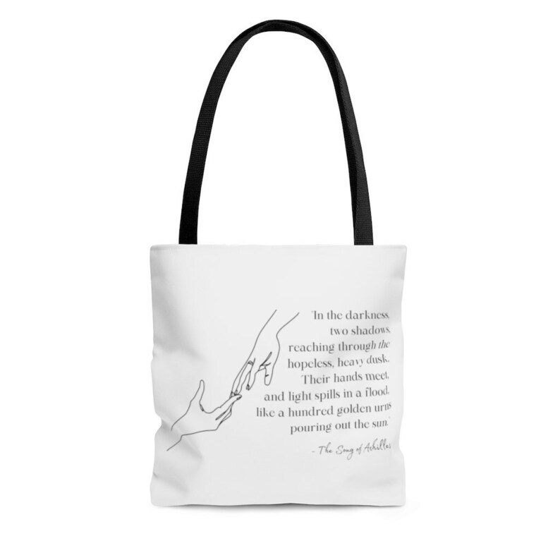 The Song of Achilles Tote Bag Madeline Miller Quotes TSOA - Etsy