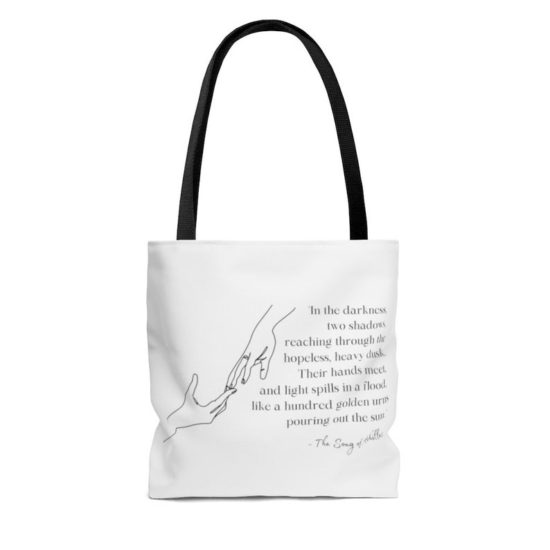 The Song of Achilles Tote Bag Madeline Miller Quotes TSOA - Etsy