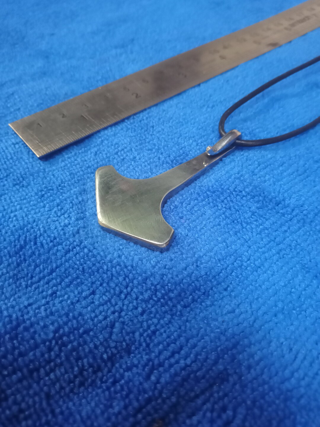 Mjolnir Pendant. Thor's Hammer. Viking Jewelry. Medium. Stainless Steel ...