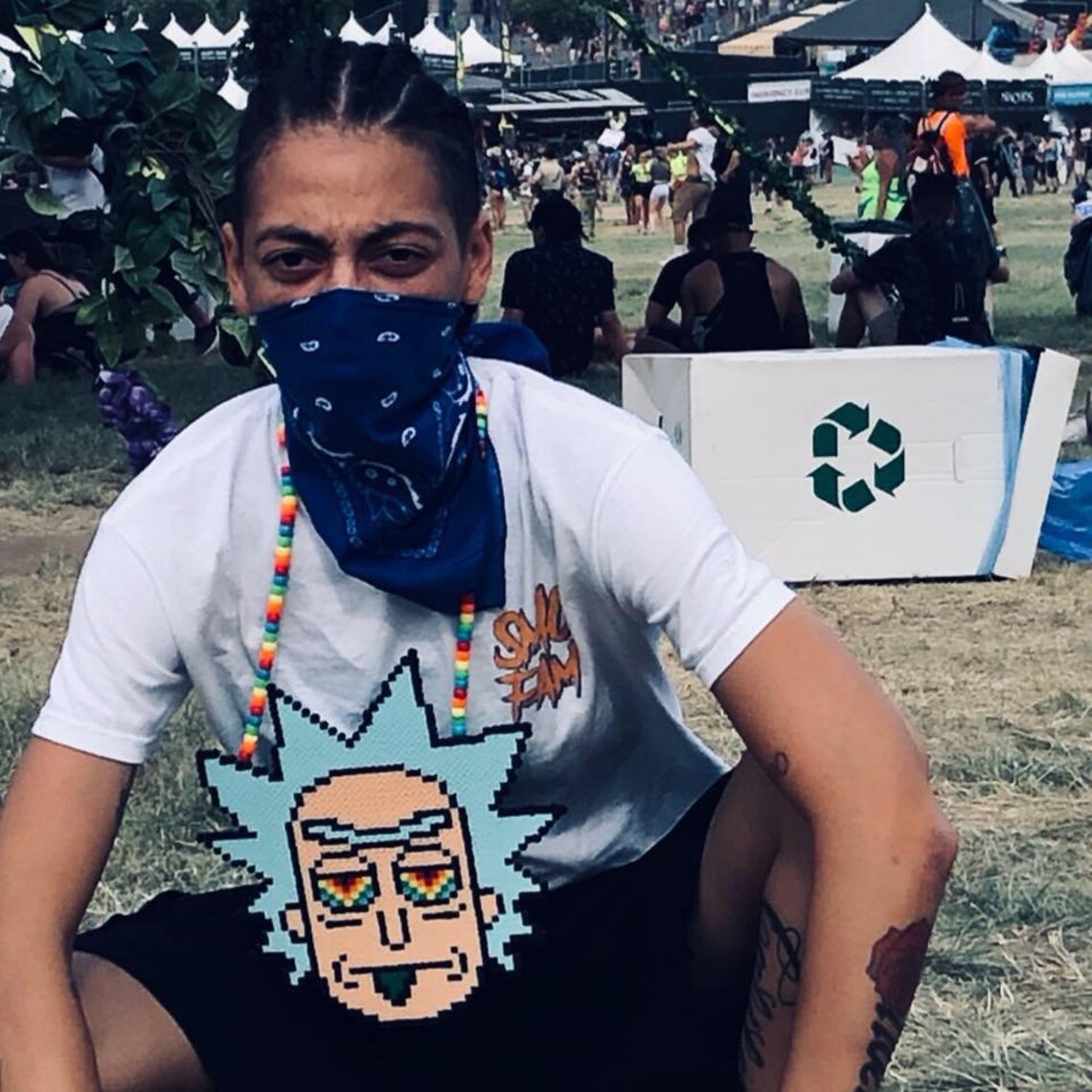 Trippin Rick Kandi Perler Necklace - Etsy