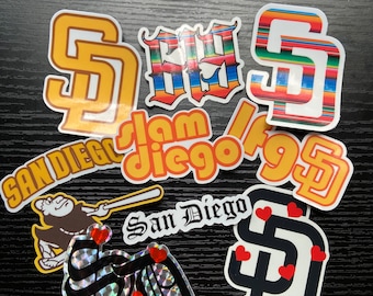 San Diego Sticker Pack - Etsy