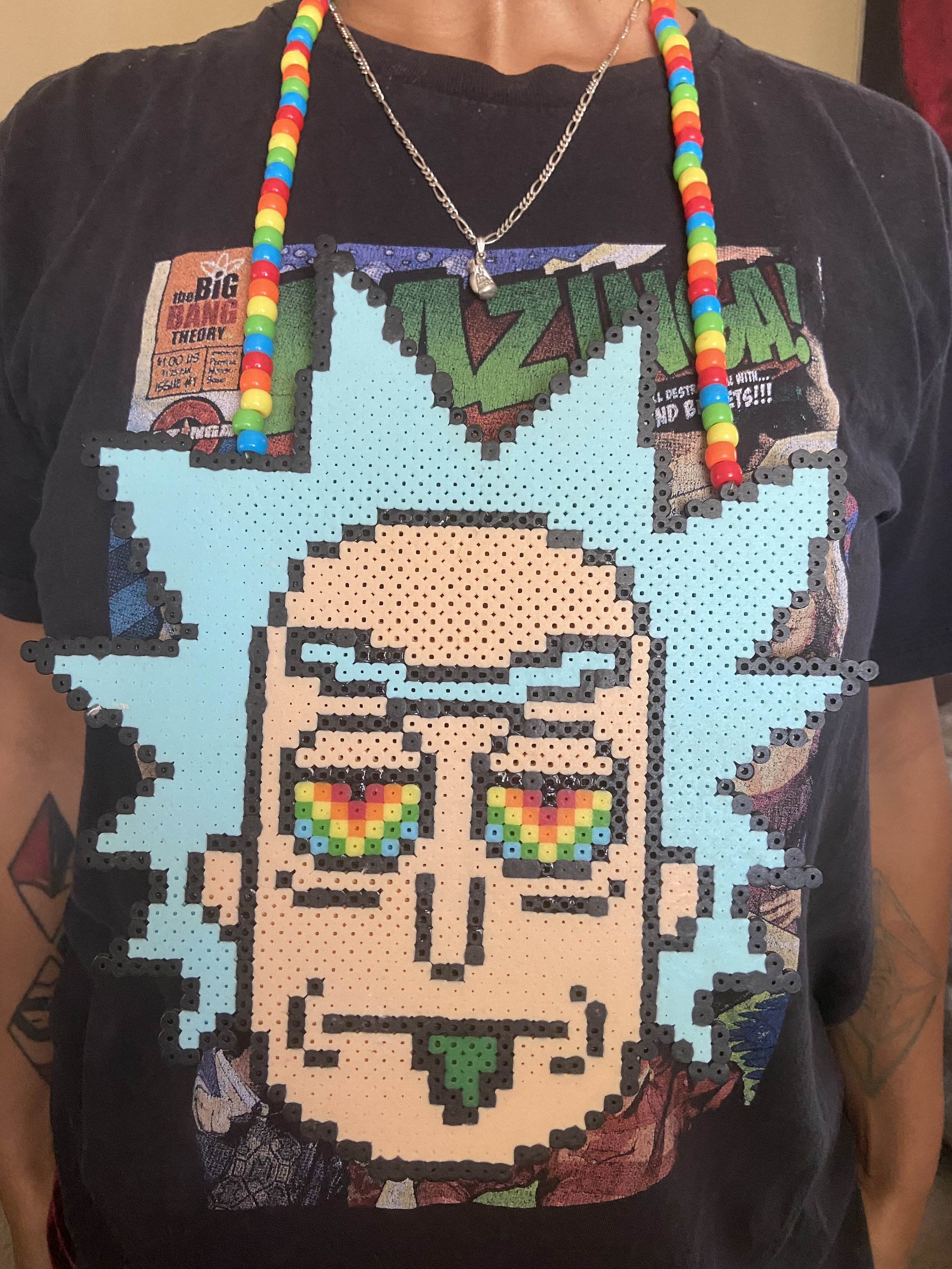 Trippin Rick Kandi Perler Necklace - Etsy