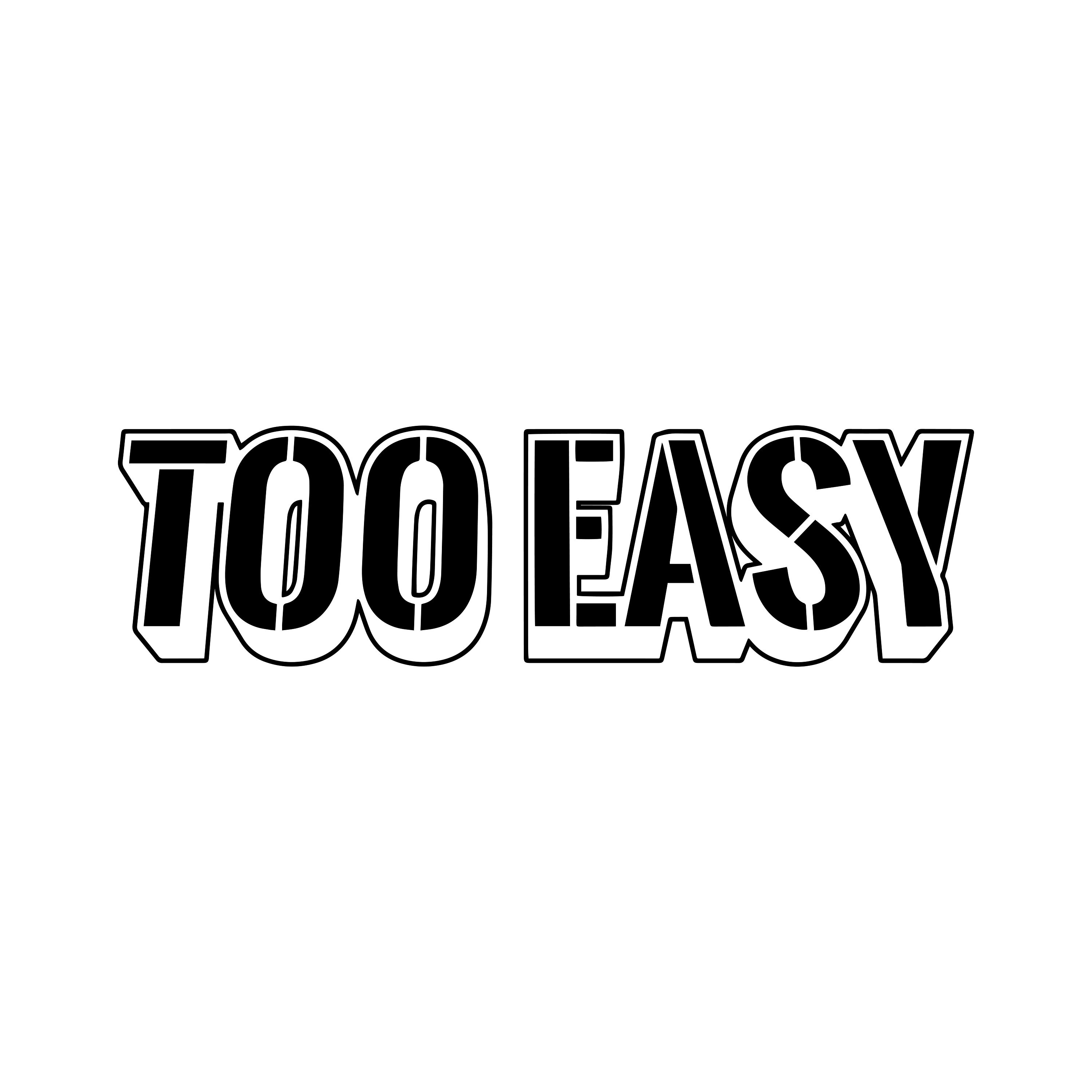 Too Easy Sticker Decal - Etsy