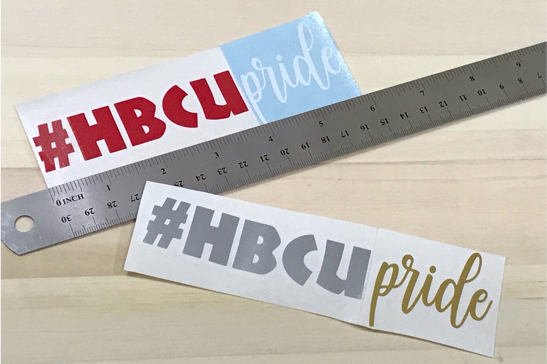 HBCU Pride - Vinyl Decal - HBCU Decal - #hbcupride - Laptop Decal - Car ...