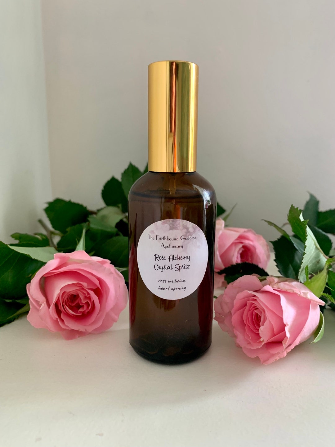Rose Alchemy Crystal Spritz Rose Medicine Heart Opening - Etsy