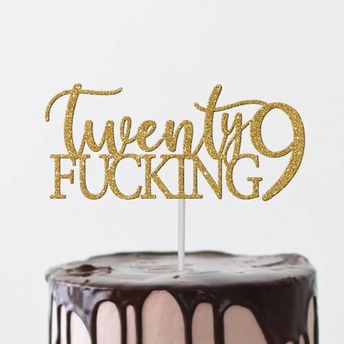 Twenty Fine Cake Topper/ 29th Birthday/ 25th Birthday - Etsy