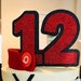 Number 12 Birthday Cake Topper, 12th Birthday Celebration Multi-color ...