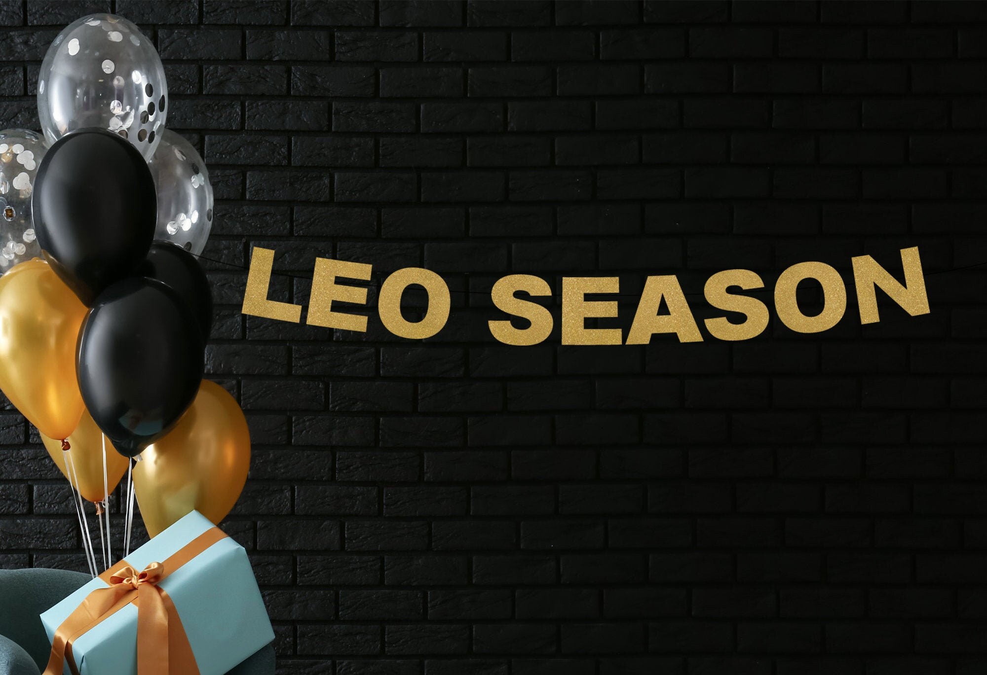 Leo temporada birthday banner, zodiaco cumpleaños banner, julio agosto ...