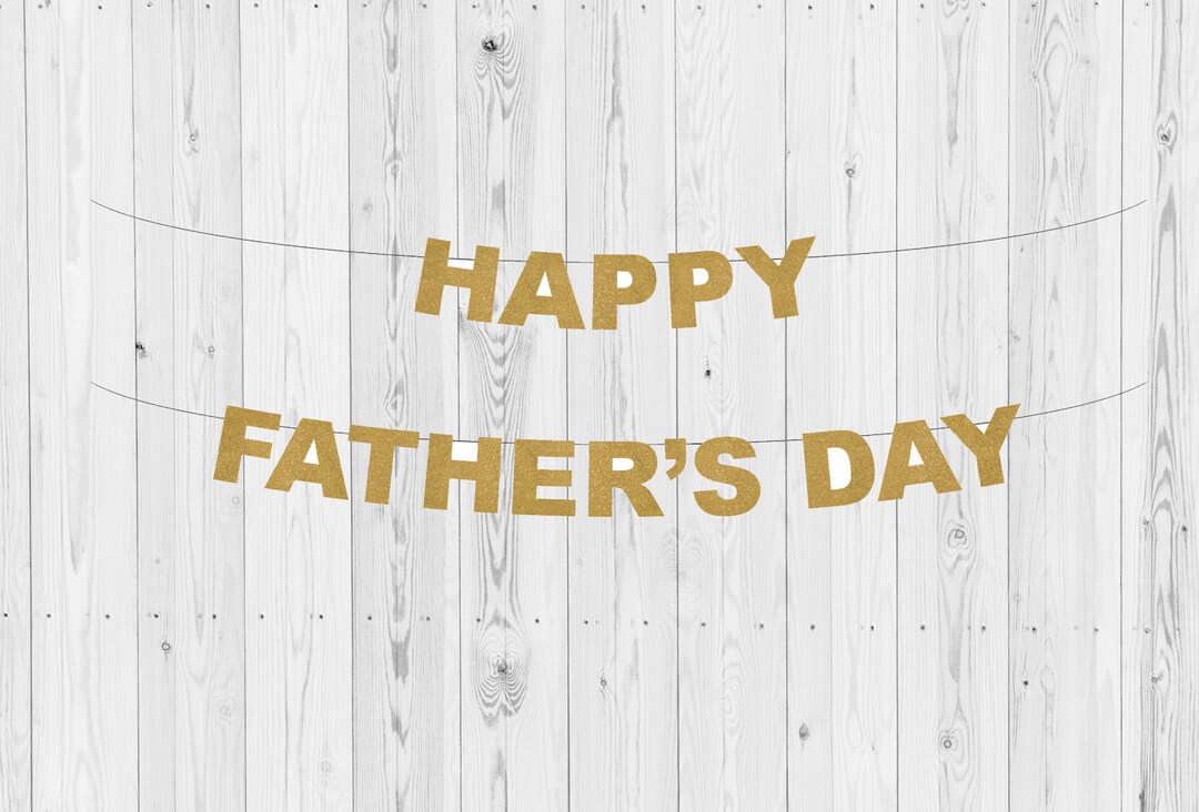 Happy Fathers Day Banner, Father's Day Sign, Gift for Dad - Etsy