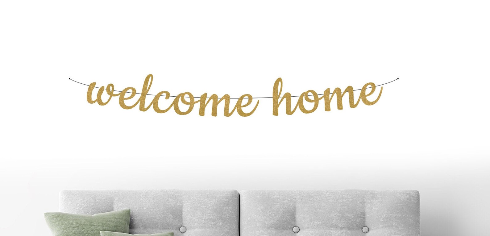 Welcome Home Banner Homecoming Sign | Etsy