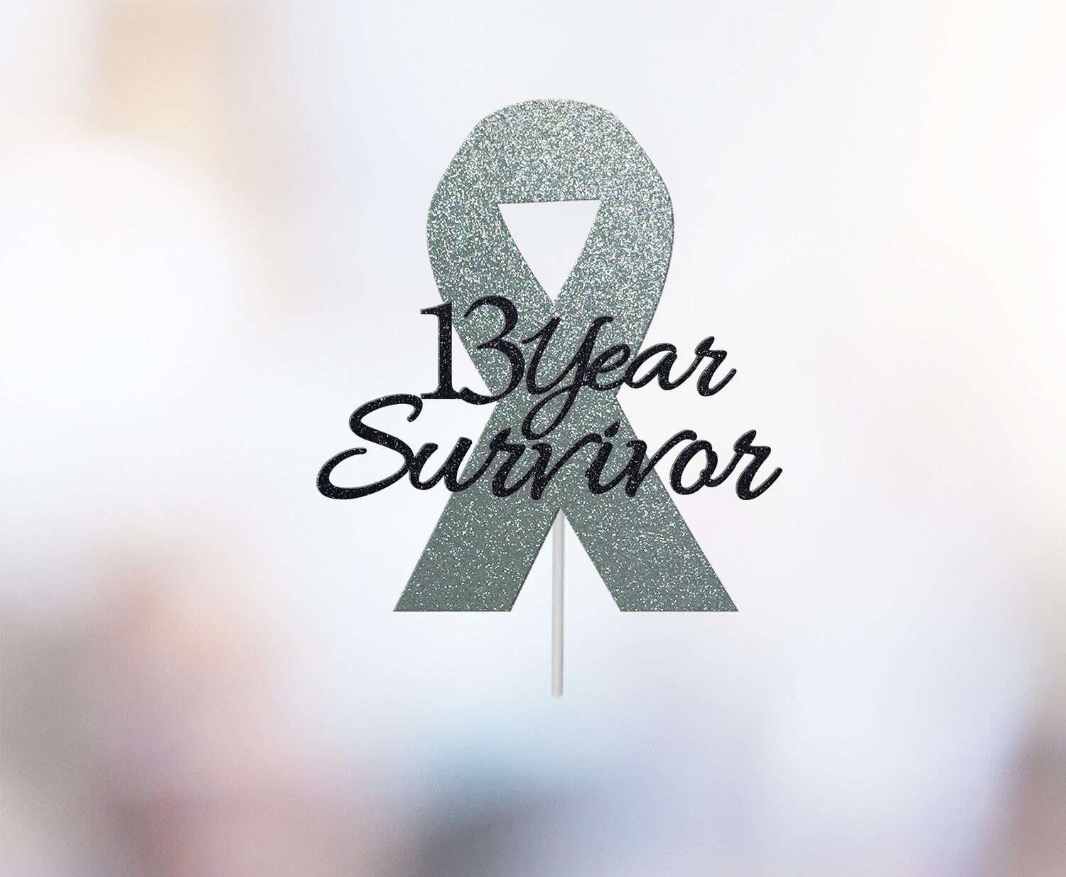 Cancer Survivor Cake Topper Cancer Fighter Celebration Topper - Etsy