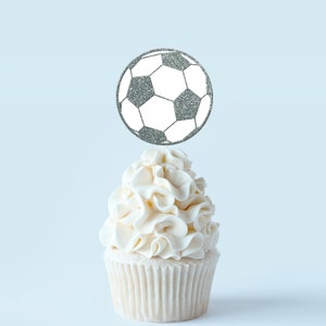 Soccer Cupcake Topper, Fútbol Sports Decoration, Soccer Futbol Football ...