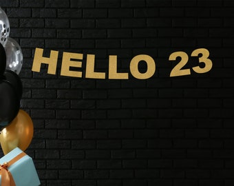 Twenty Three Cake Topper / 23 Cake Topper / 23rd Birthday / - Etsy