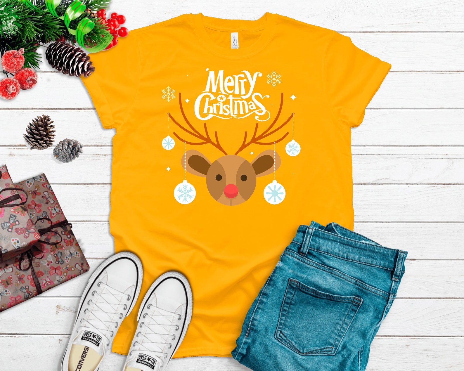 Christmas Shirts, Reindeer Shirts, Christmas Tshirt, Holiday Shirt ...
