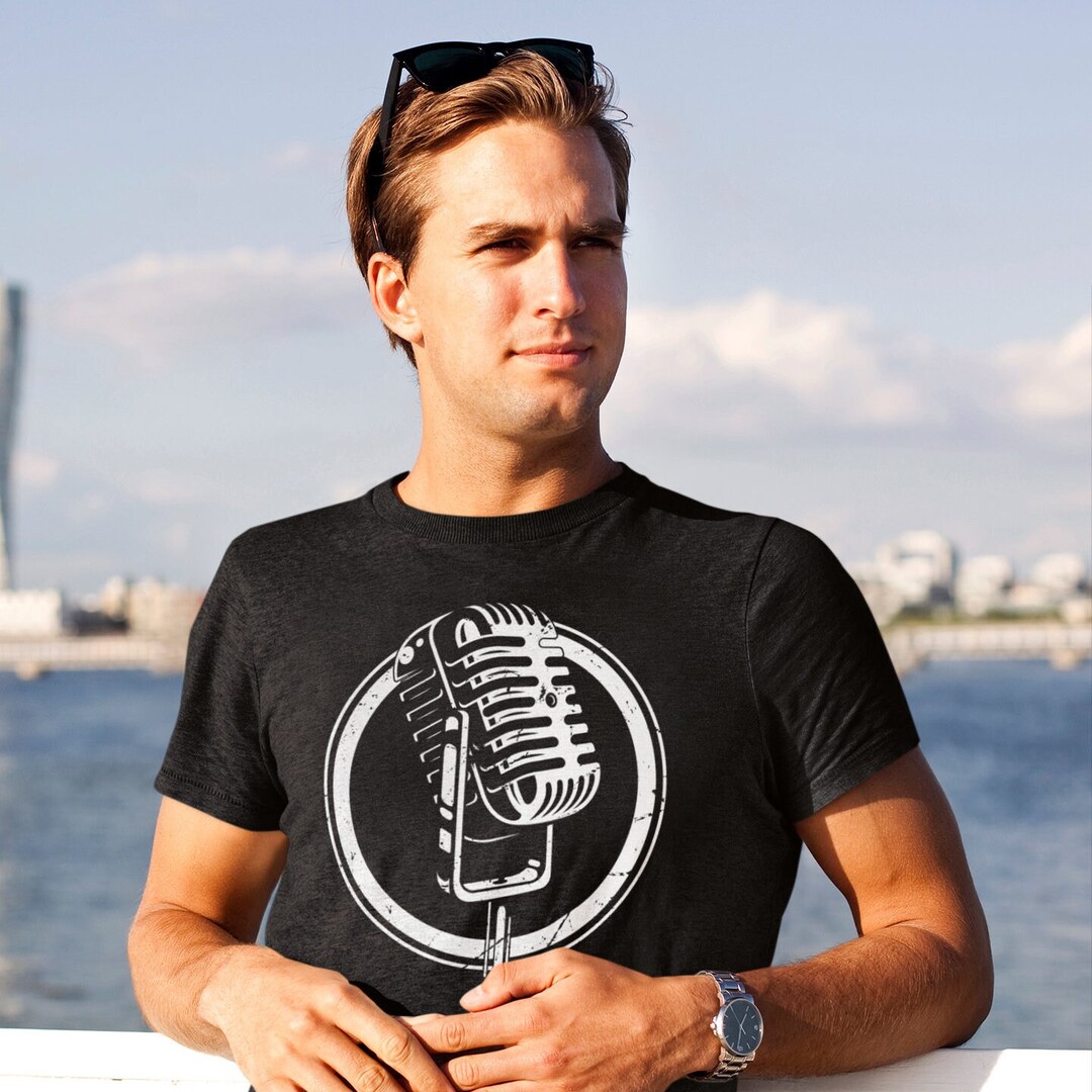 Vintage Microphone - Singer Vocalist Musician, Stand Up, Funny Retro ...