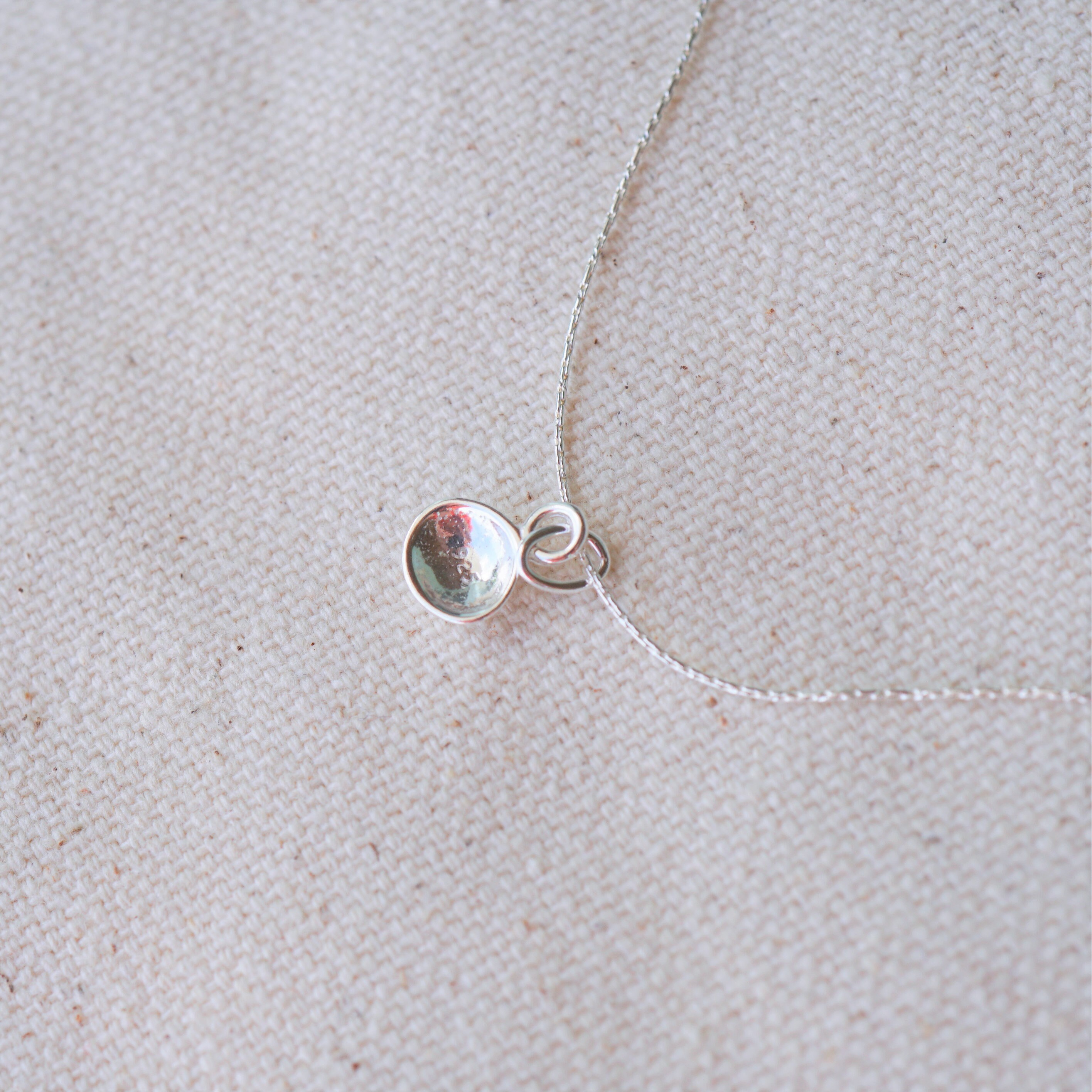 Sterling Silver Tiny Shell Necklace - Etsy