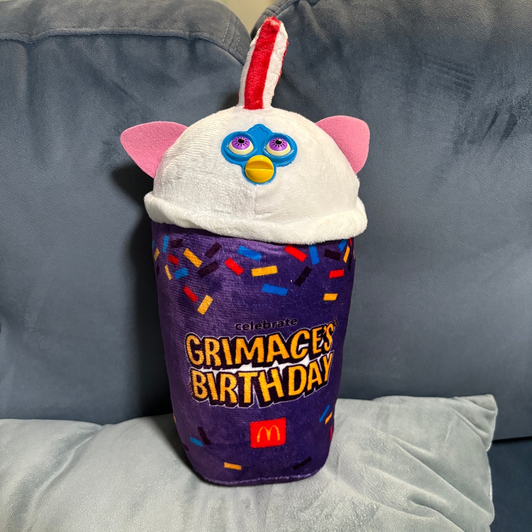 Grimace Shake Furby - Etsy
