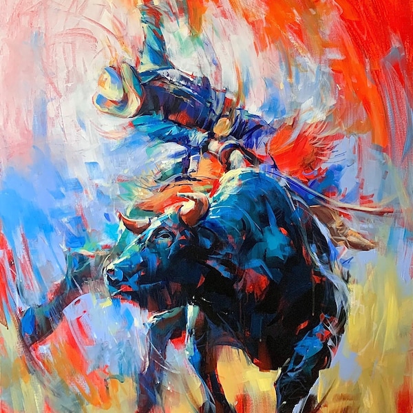 Bull Wall Art - Etsy