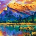 MOUNT RUNDLE Print, Banff Poster, Mountain Artwork, Landscape Poster ...