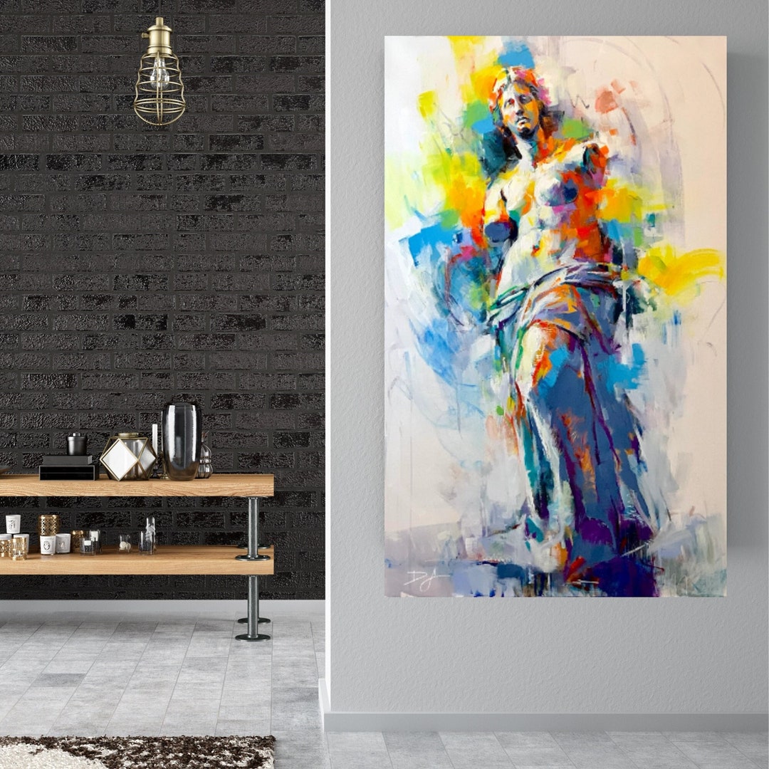 ORIGINAL PAINTING Venus De Milo | 30x48" | One of a Kind, Acrylic on ...