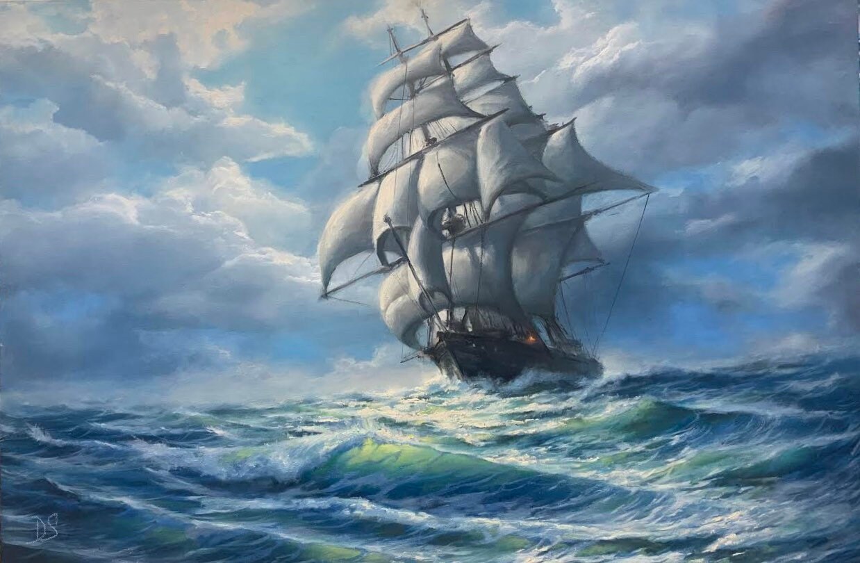 BELIEVE Print Seascape Poster Seascape Artwork Seascape - Etsy