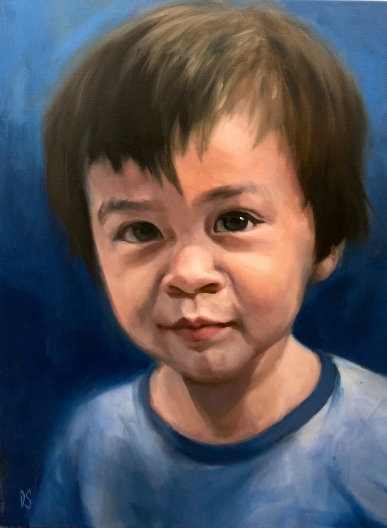 CUSTOM PORTRAIT Portrait Picture Painting Portrait | Etsy