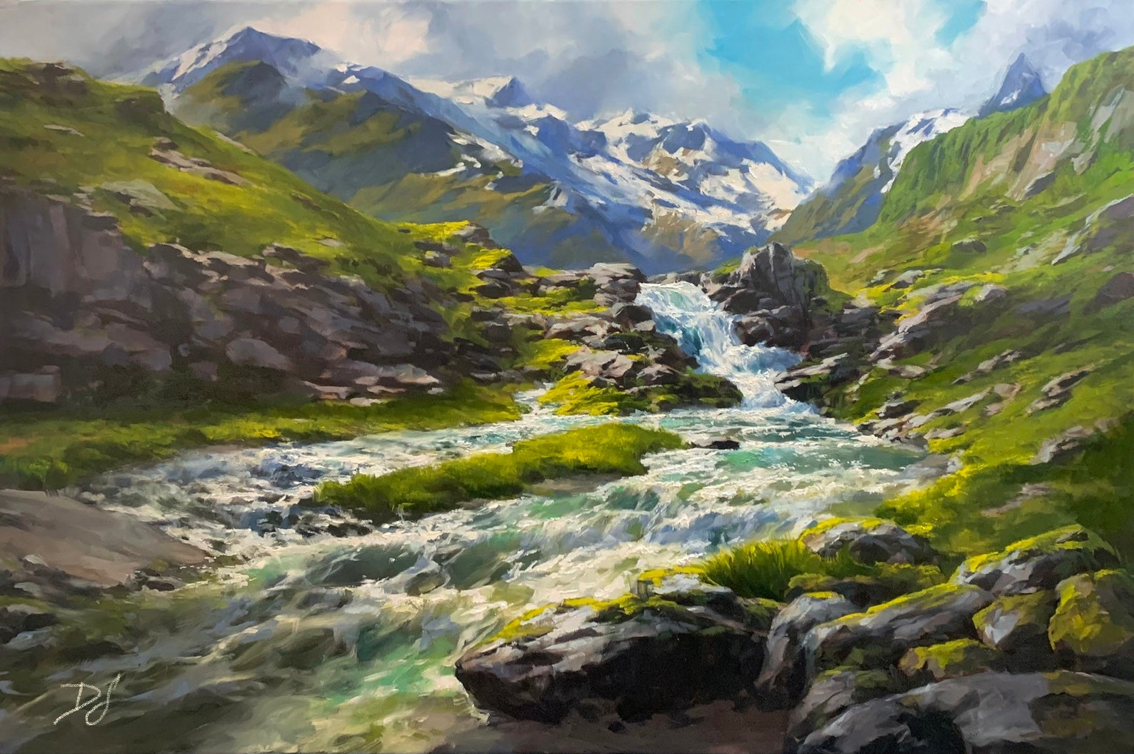 SKYFALL Print River Poster Landscape Artwork Mountains - Etsy