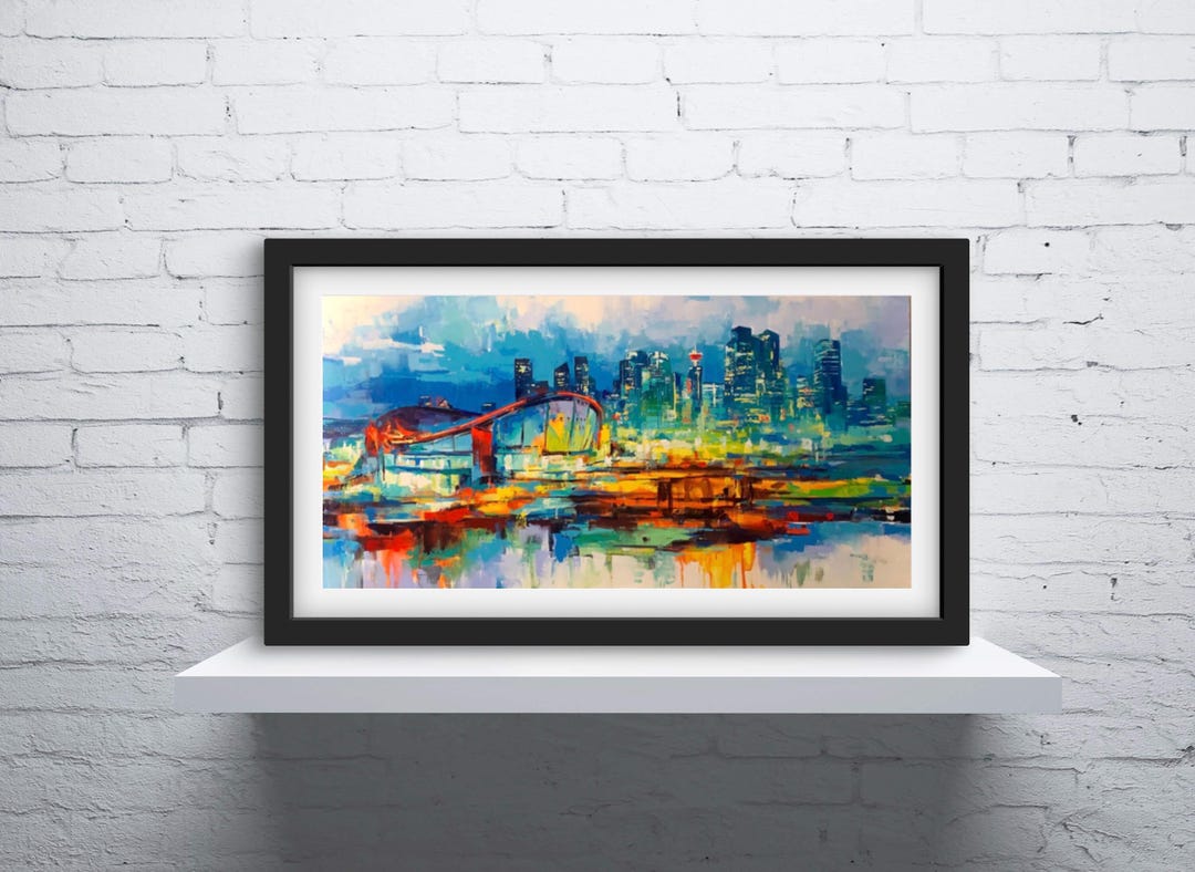 THE MEMORY Print | Calgary Wall Art, Calgary City Poster, Alberta Decor ...