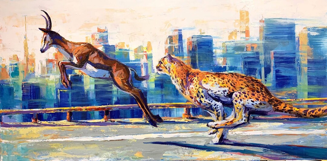 LIMITED EDITION PRINT Fast Lane | Canvas | Paper | Cheetah Wall Art ...