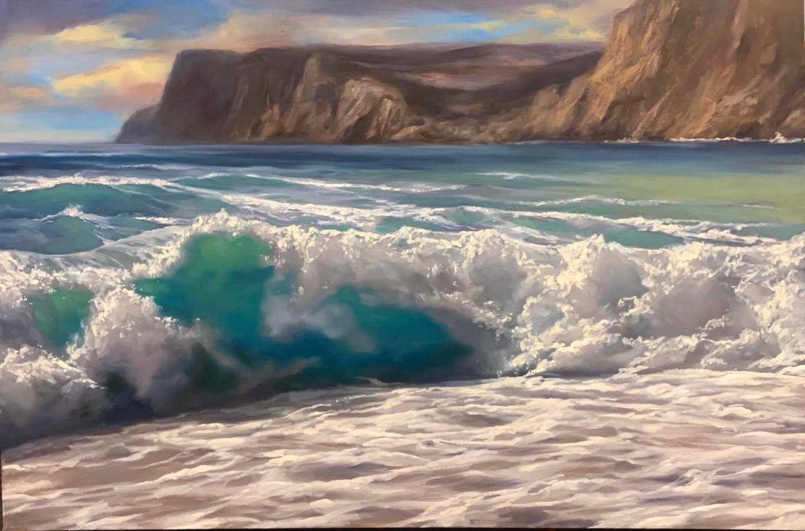ART PRINT Veritas | Canvas | Paper | Ocean Seascape Wall Art, Seaside ...
