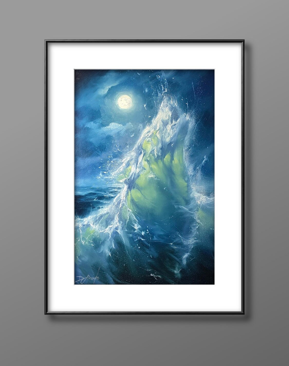 SOUL SEARCHING Print Seascape Poster Seascape Artwork Wolf - Etsy