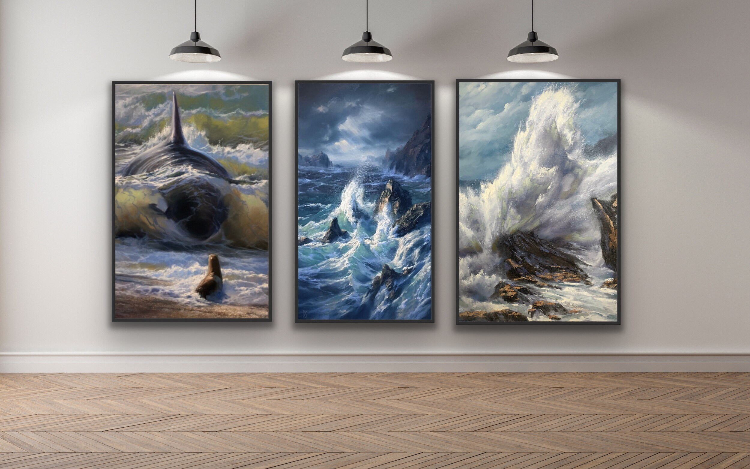 FAITH AND FATE Print Orca Poster Seascape Artwork Seascape - Etsy UK