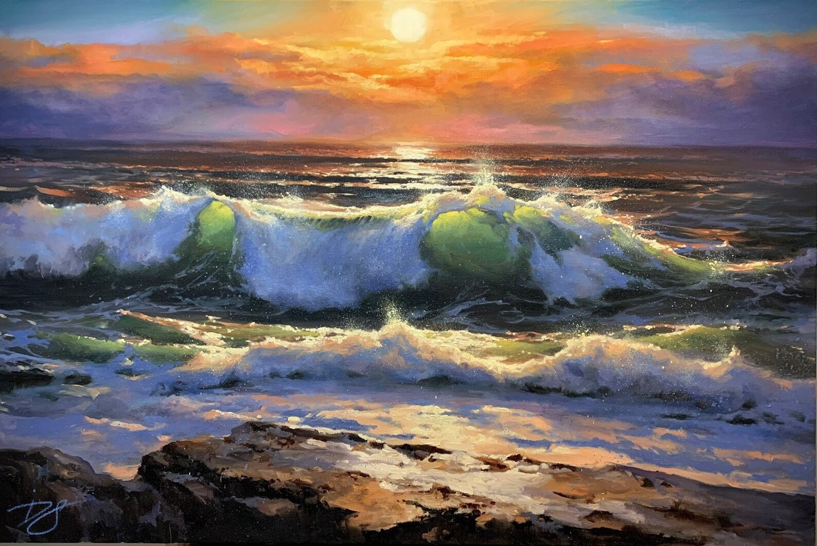 THE DELIVERANCE Print Seascape Poster Seascape Artwork | Etsy