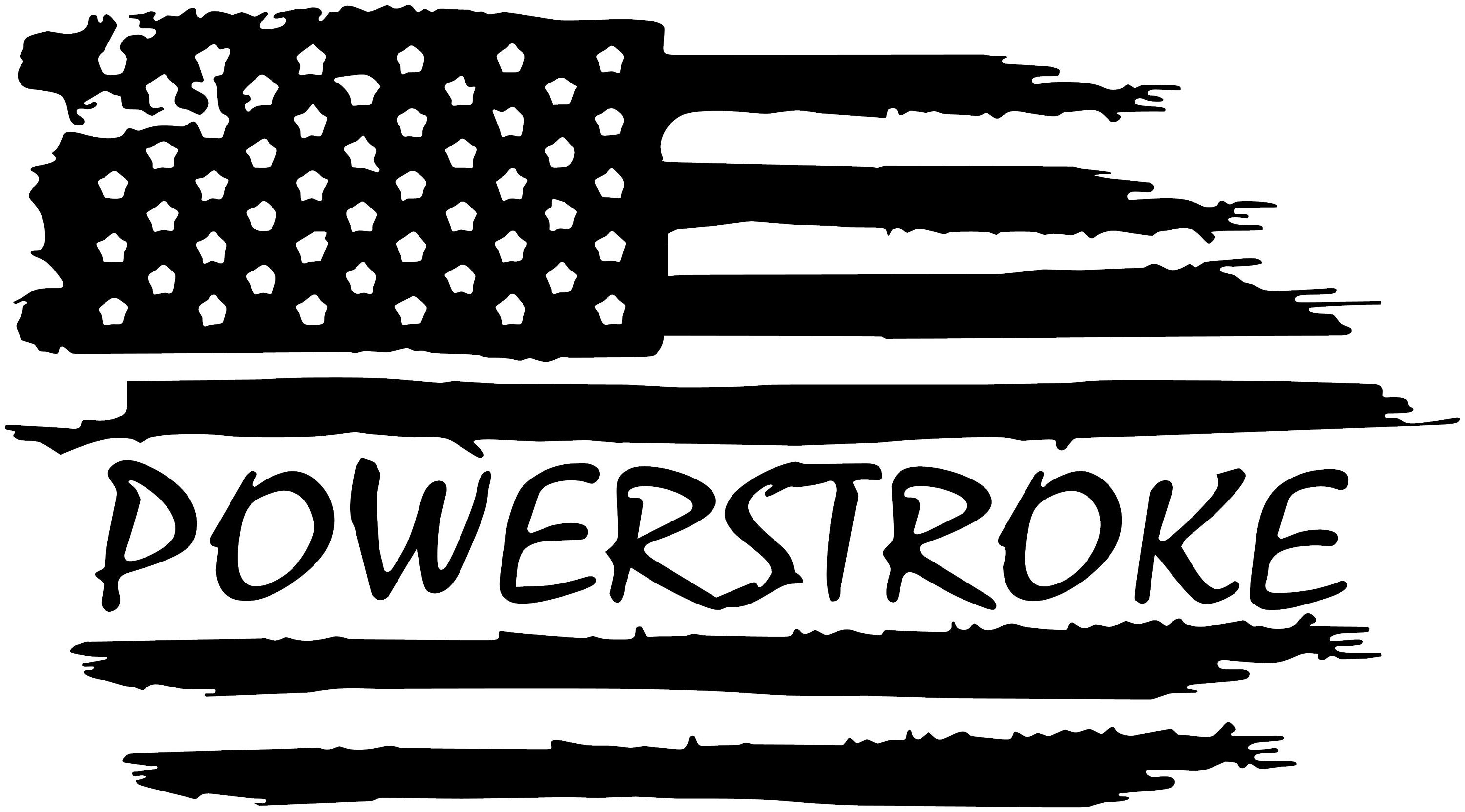 Camo Powerstroke Decal