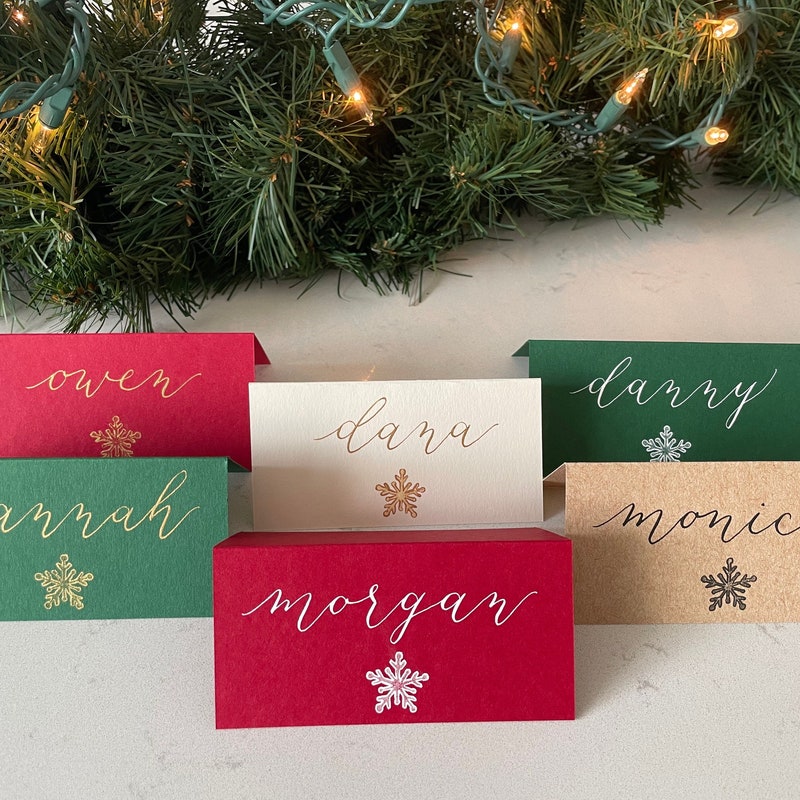 Handwritten Christmas Cards - Etsy