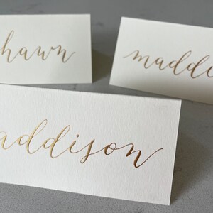Place Cards (sets of 5+) | Custom Handwritten Calligraphy ...