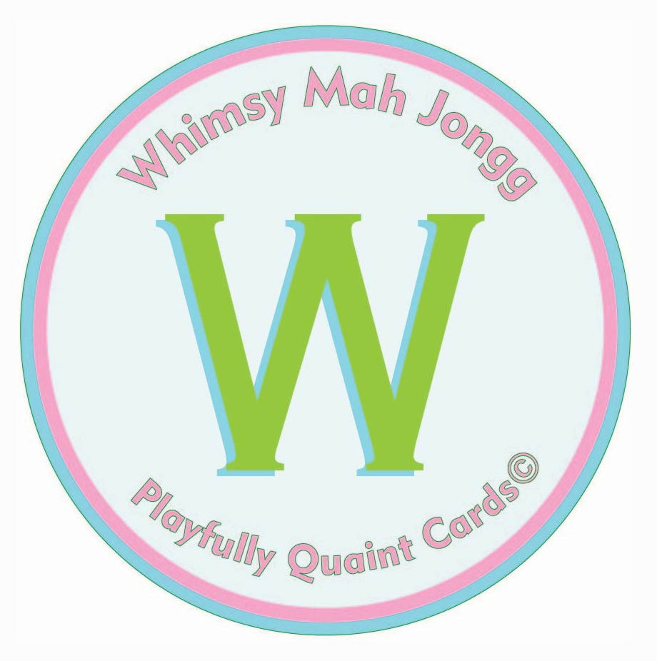 Whimsy Mah Jongg Custom Themed Card HALLOWEEN A Holiday Series Mahjong ...