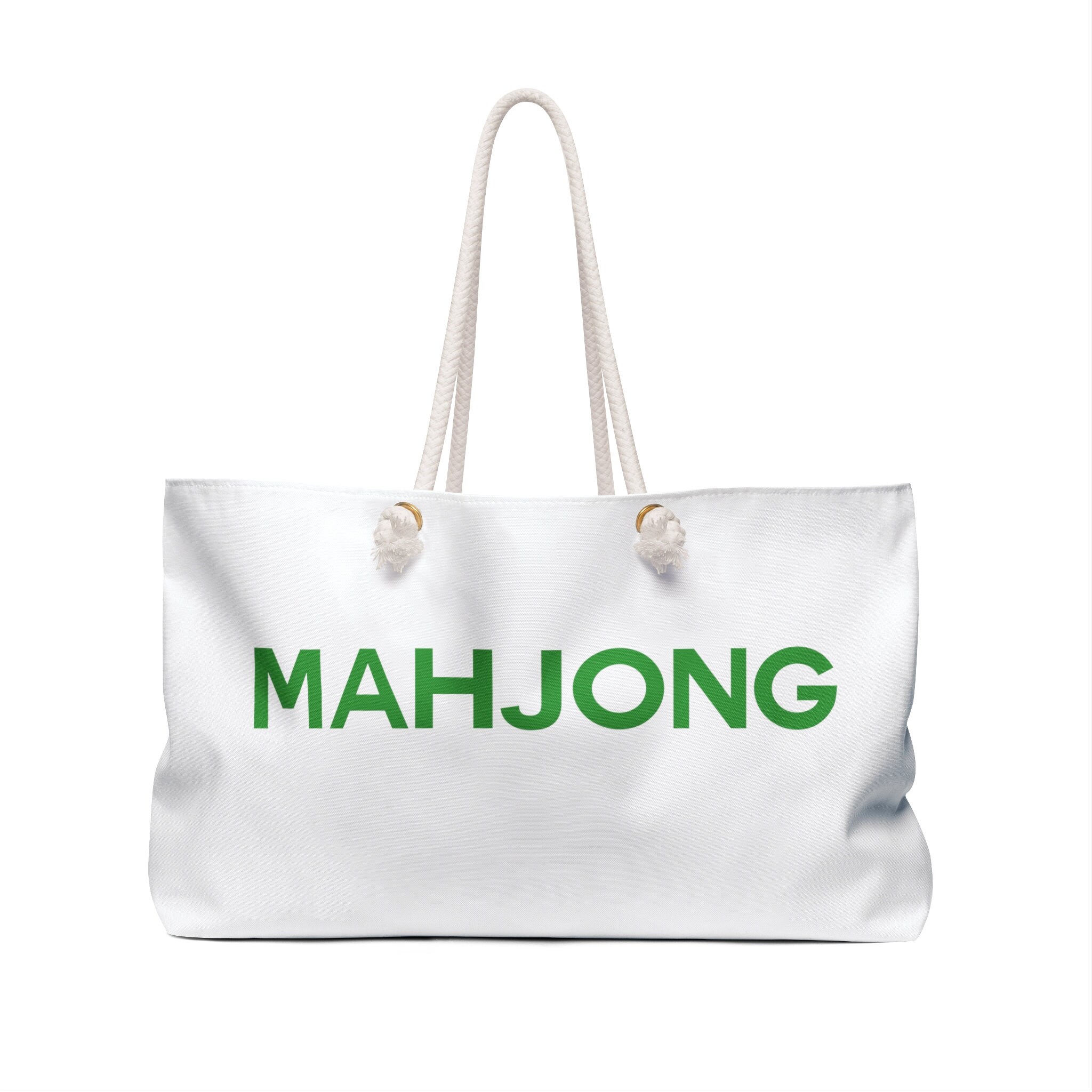 MAHJONG Set TOTE in GREEN for Set and Mah Jongg Cards - Etsy