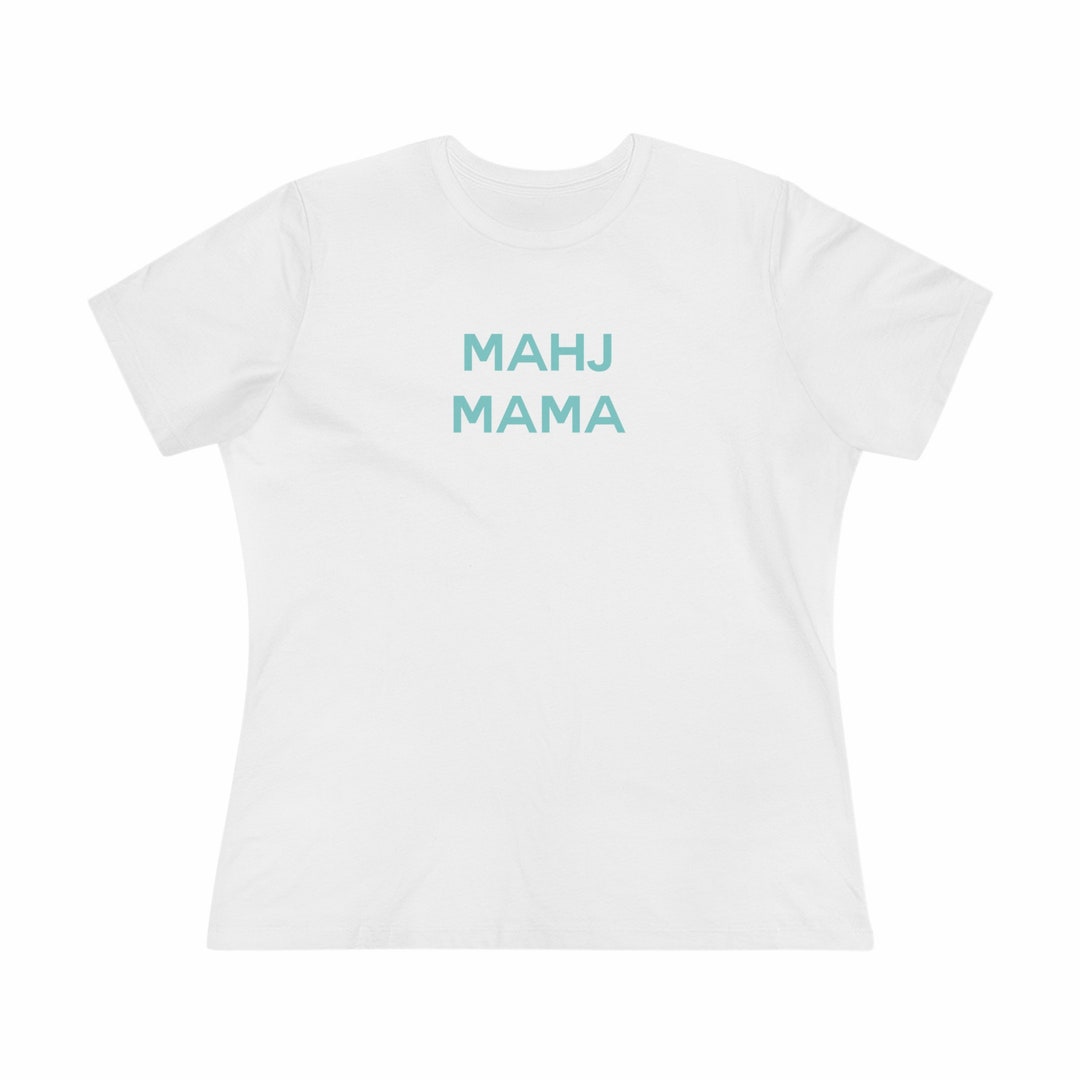 MAHJ MAMA Mahjong Shirt, Game Night Tee, Mah Jongg Gift, Mother's Day ...