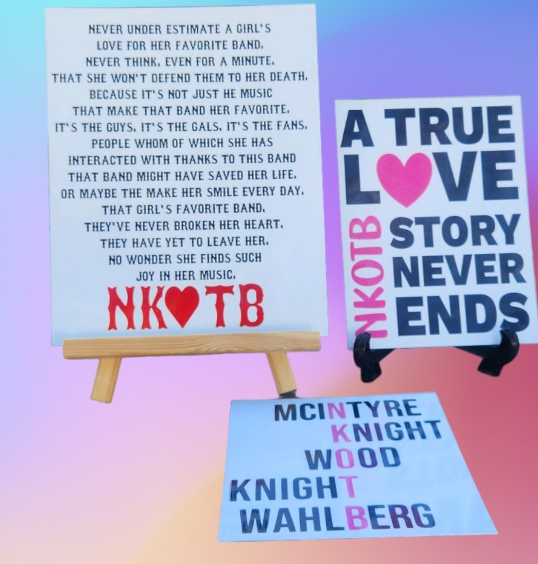 NKOTB Sign - Etsy