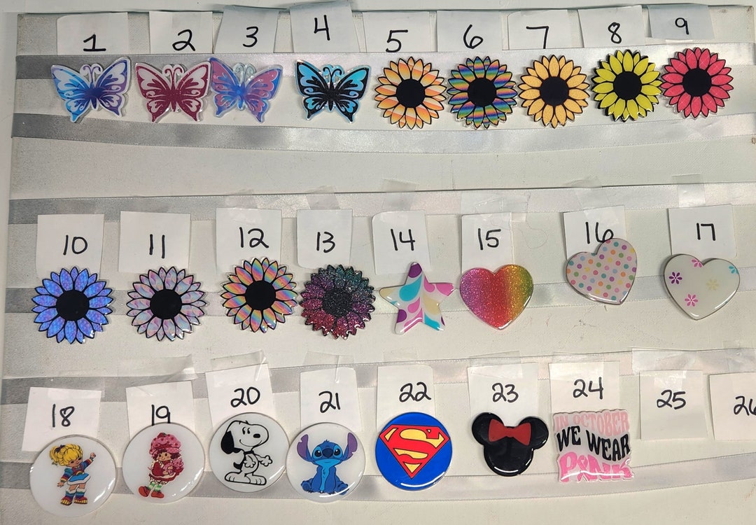 Badge Reel Toppers= Attachments Interchangeable - Etsy