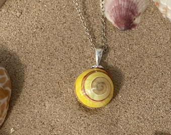 Snail Shell Necklace - Etsy