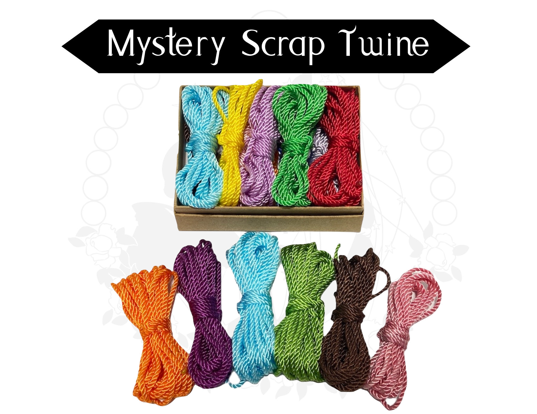 10 Strand Scrap Twine, 10+ Yards, Finger Rosary, Rosary Twine Bundles ...