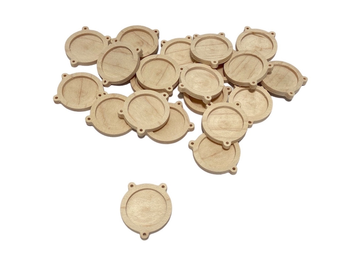 Solid Maple Wood Centerpieces Rosary Pieces Rounded Bevel - Etsy