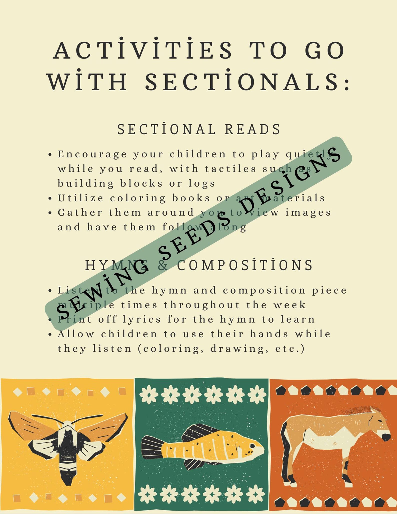 Slow Down Morning Basket Plan, Volume One: Fall **quarterly Unit Plan ...