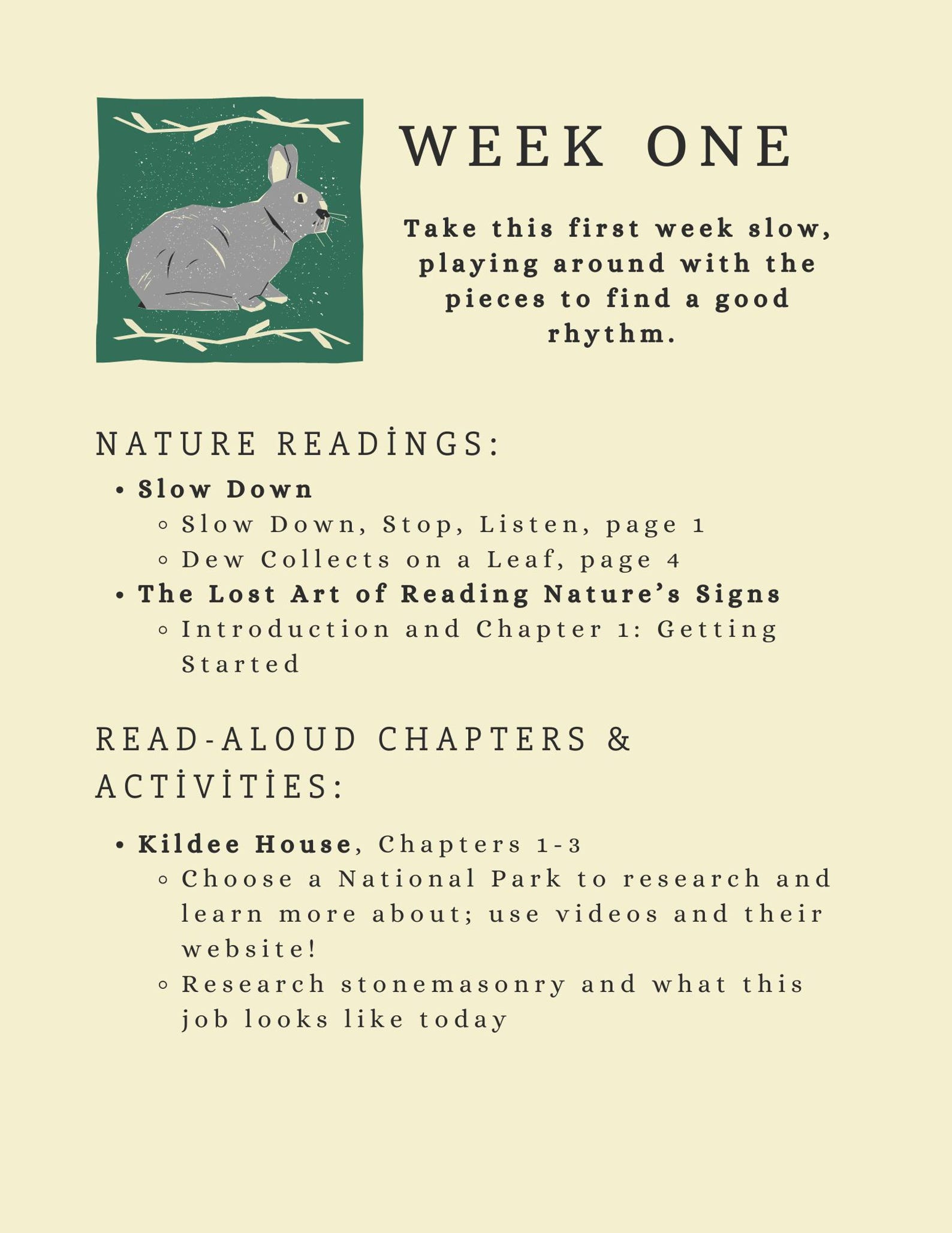 Slow Down Morning Basket Plan, Volume One: Fall **quarterly Unit Plan ...