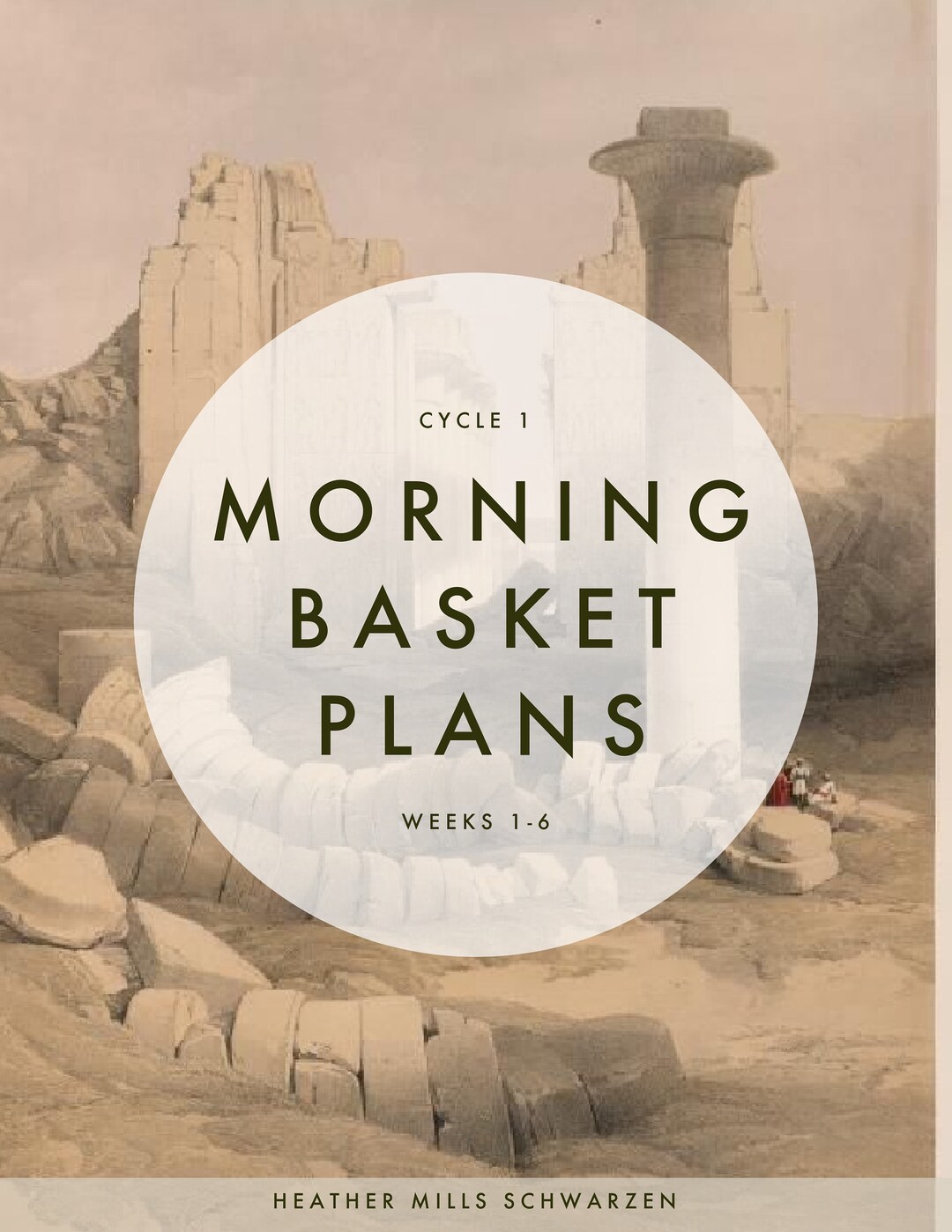 Ancient History Morning Basket Plans Weeks 1-6 - Etsy